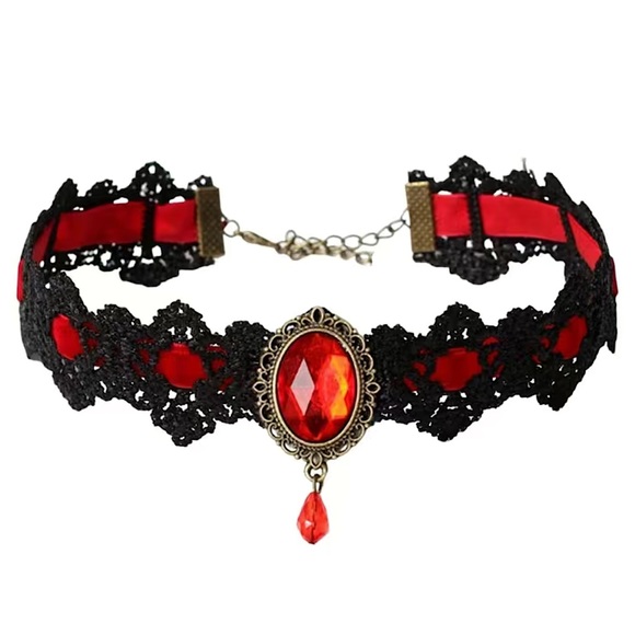 House of Shadow | Jewelry | Gothic Lace Choker Necklace | Poshmark